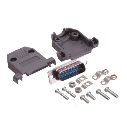 DB15 Male Soldering D-SUB Connection Plastic Hood Cover | Shopee Malaysia