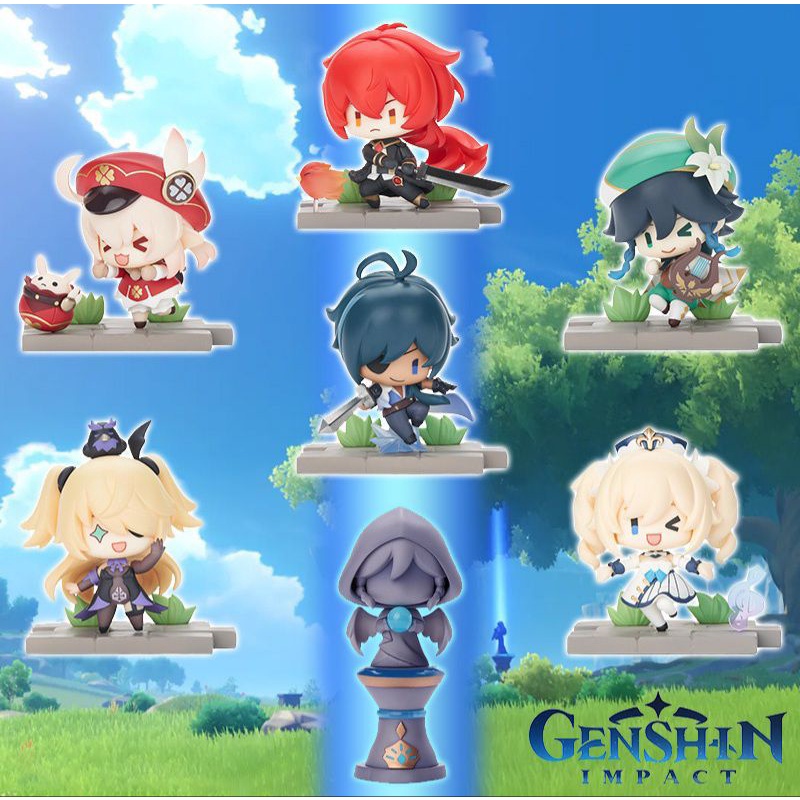 Genshin Impact figure cake topper mini figurine | Shopee Malaysia