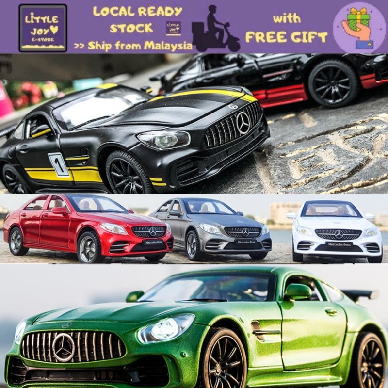 🇲🇾LJS1 1:32 1:24 Mercedes Benz AMG GTR Transformer Diecast Alloy Car ...