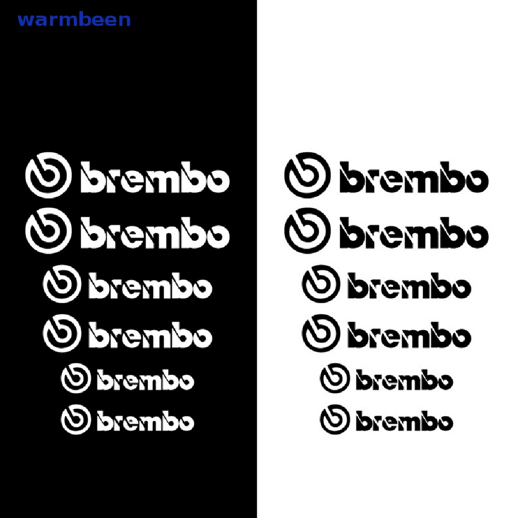 (warmbeen) 6pcs Car Brake Caliper Sticker For Brembo Reflective ...