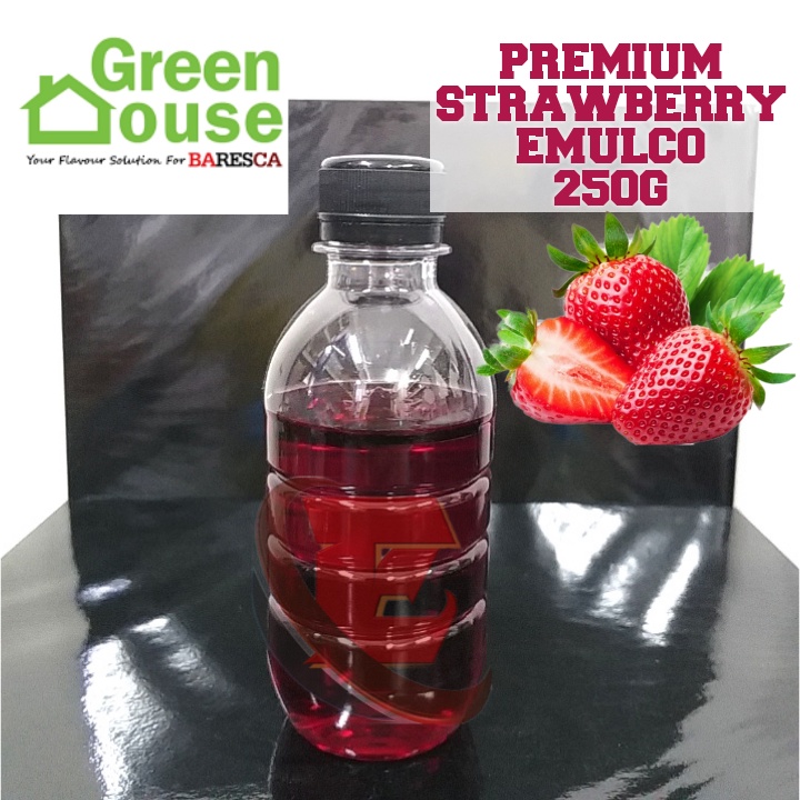 PREMIUM STRAWBERRY EMULCO REPACKING 250G HALAL | Shopee Malaysia