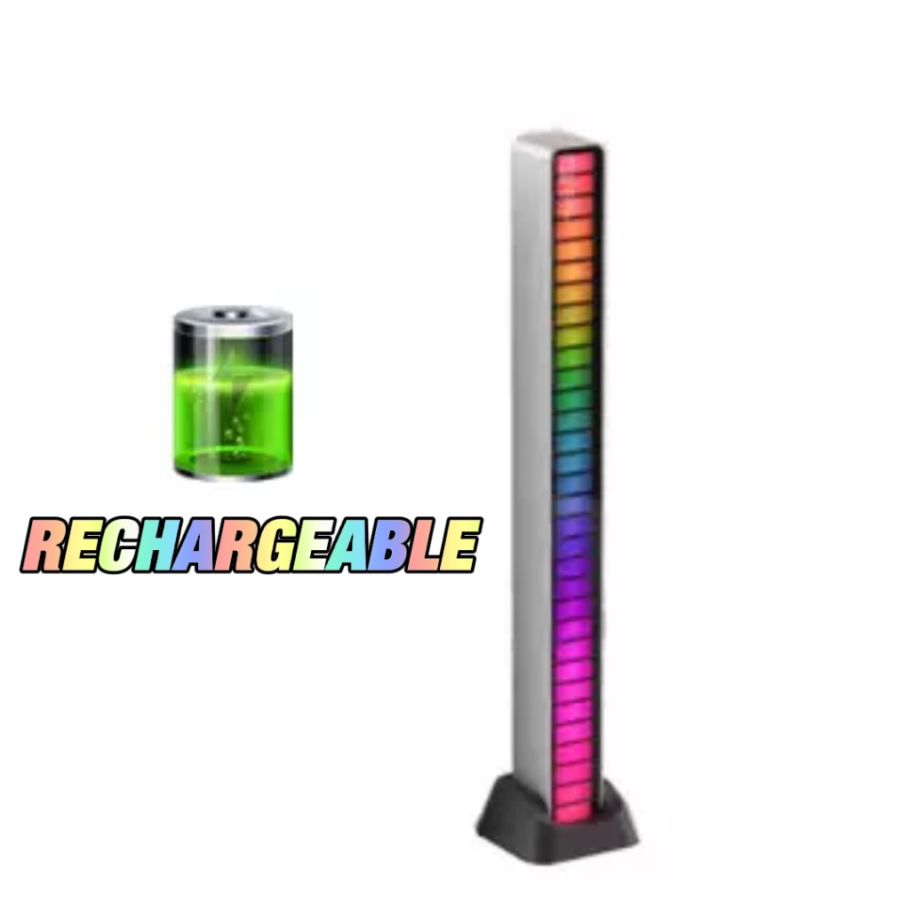 (Local Ready Stock) RGB LED Light Sound Bar Activation Rhythm Colorful ...