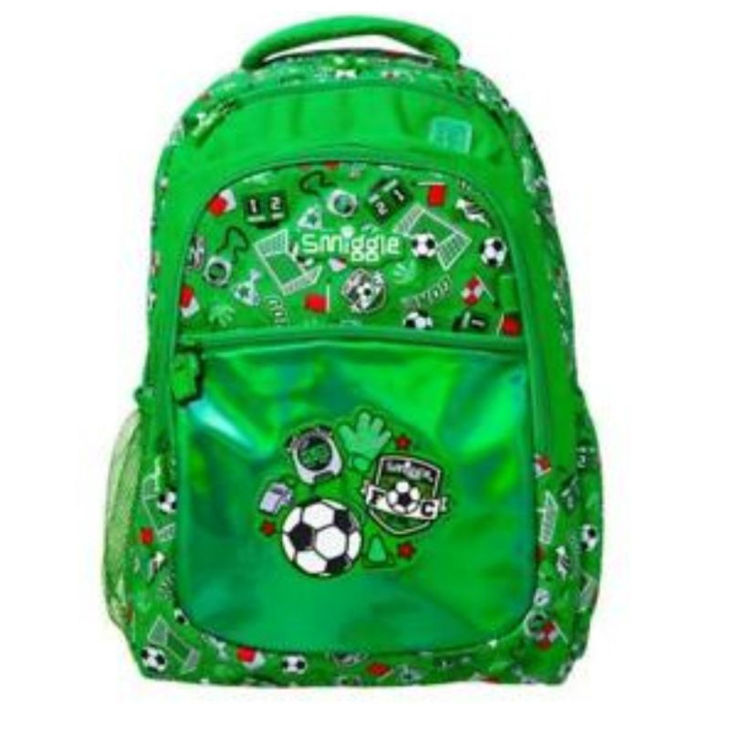 Smiggle Woah Boys Soccer Football Backpack Bag Original - Elementary ...