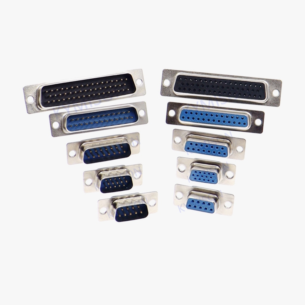 DB9 DB15 DB25 DB37 DB50 Hole/Pin Female/Male/Cover Welded Connector ...