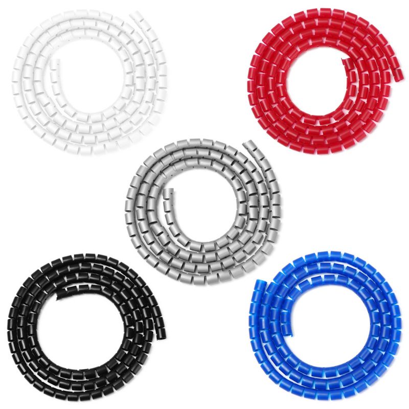 LP° 8mm/10mm (1/2meter) Computer Cable Cords Sleeve Organizer Pipe ...