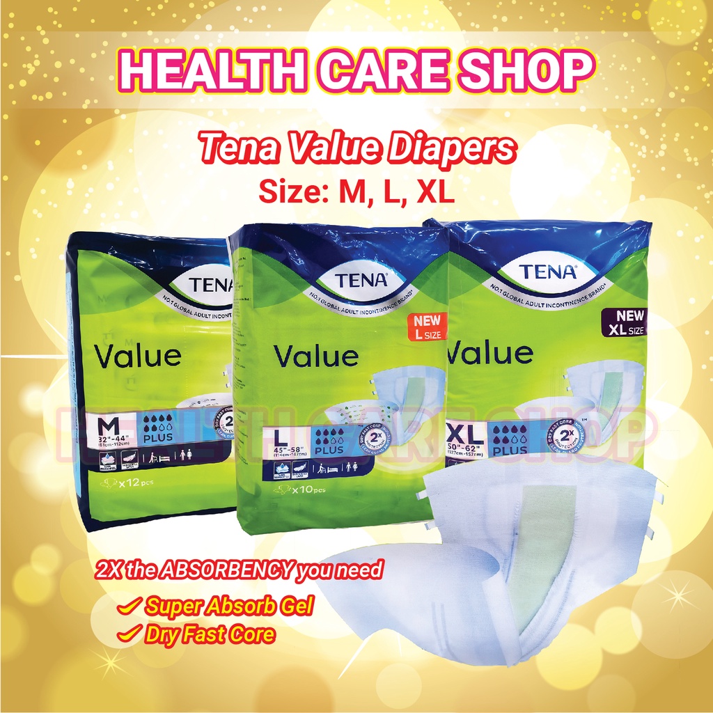 TENA Value Adult Diapers | Shopee Malaysia
