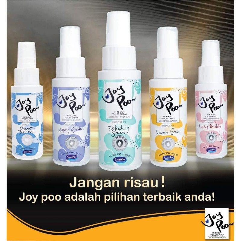 💦Joy Poo~ In-N-Out Toilet Spray with Essential Oil(Kill 99.99% Bacteria ...