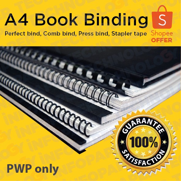 A4 Document Binding Service stapler tape comb binding press binding ...