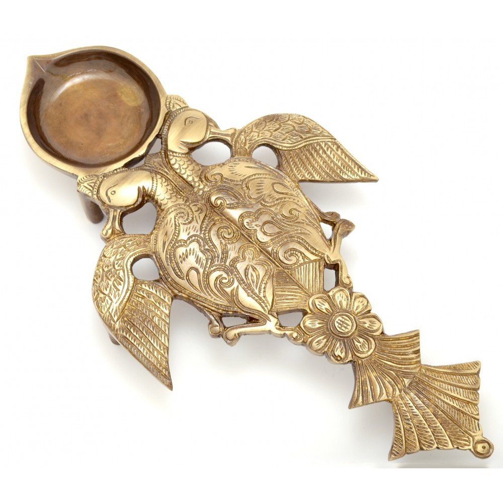 TWIN PEACOCK POOJA SPOON ( Brass ) | Shopee Malaysia
