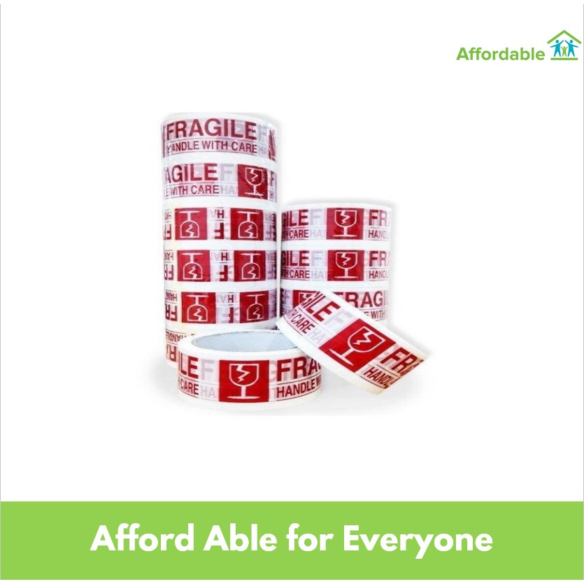 Fragile OPP Tape 50microns thick x 45mm x 50m | Shopee Malaysia