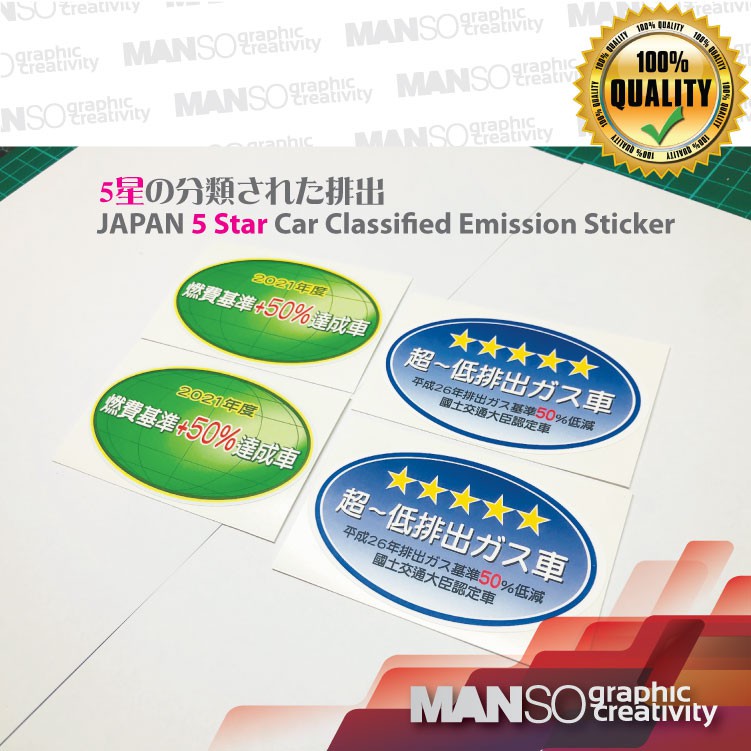 JDM Global (One Set) Clean Environment Sticker J007 | Shopee Malaysia