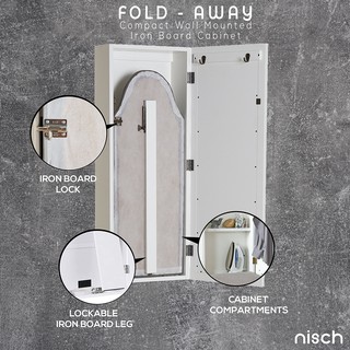 Papan Seterika & Kabinet Bercermin Jenama Nisch ( Jimat Ruang ...