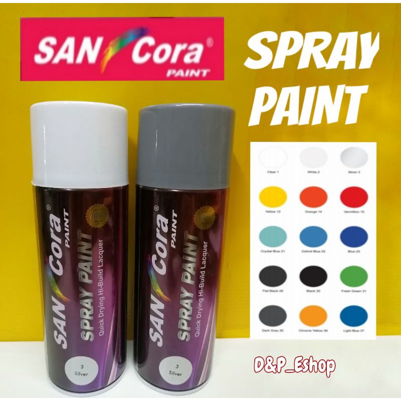 Sancora Spray Paint 400ML Aerosol Spray | Shopee Malaysia