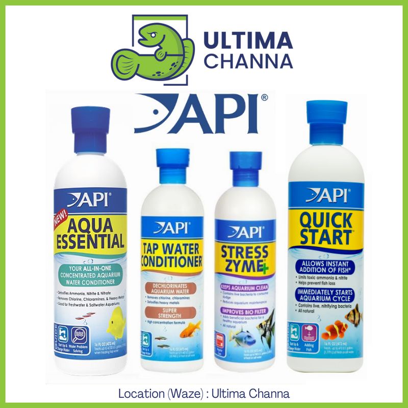 API Aqua Essential/ Tap Water Conditioner/ Stress Zyme/ Quick Start ...