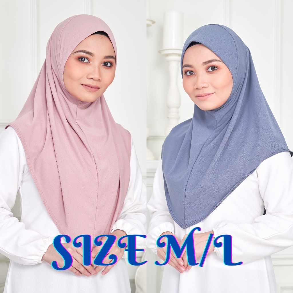 TUDUNG SARUNG MOSCREPE SARIMAH PLAIN INSTANT READY STOCK | Shopee Malaysia