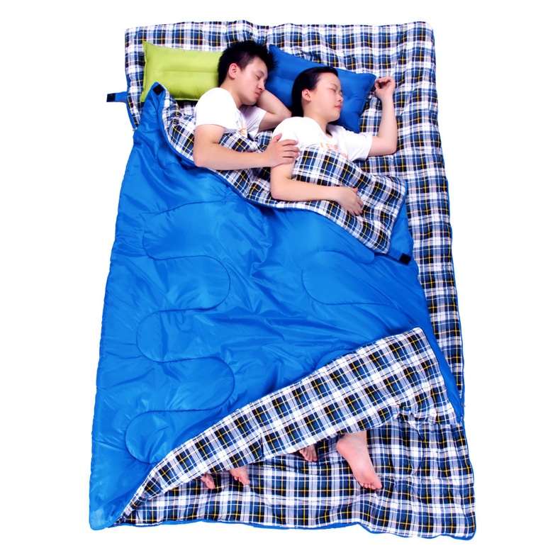 DOUBLE 3.2KG SLEEPING BAG ADULT BEG TIDUR CAMPING | Shopee Malaysia