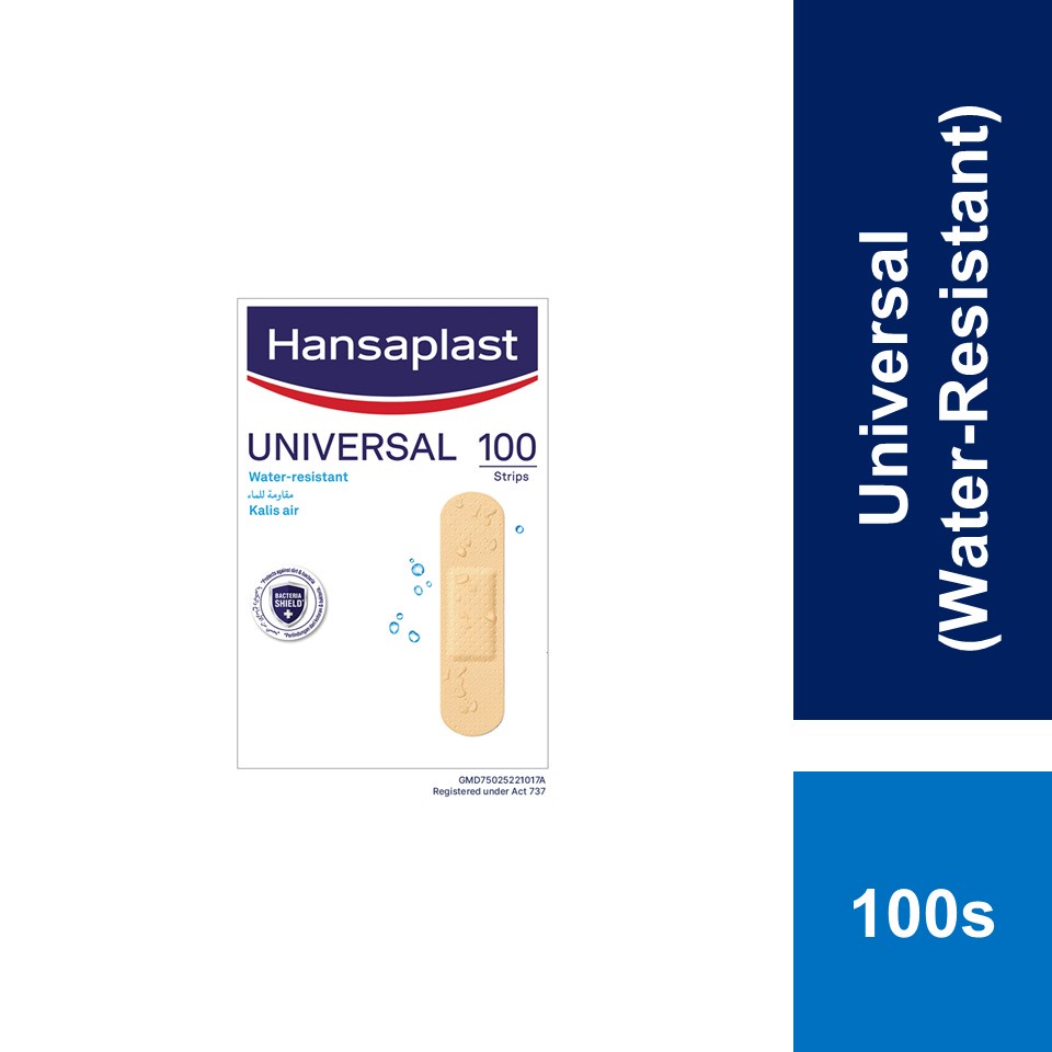 Hansaplast Universal Wound Plasters (100 Strips) | Shopee Malaysia