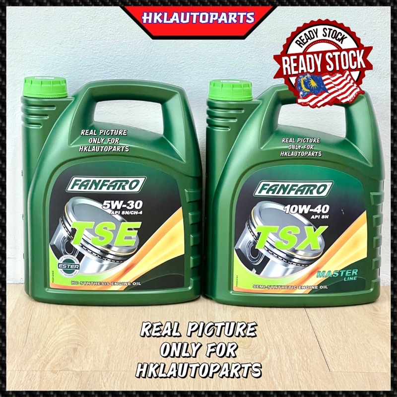 100% ORIGINAL FANFARO 5w-30 HC SYNTHESIS 10w-40 SEMI SYNTHETIC ENGINE ...