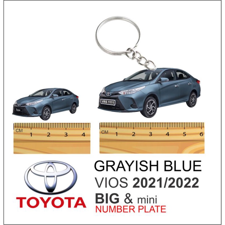 toyota vios 2021 2022 keychain 2d | Shopee Malaysia