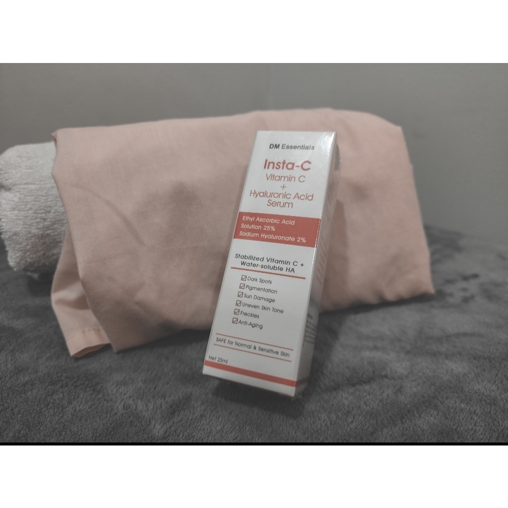 DM ESSENTIALS Insta-C VITAMIN C + Hyaluronic Acid Serum 25% Ethyl ...