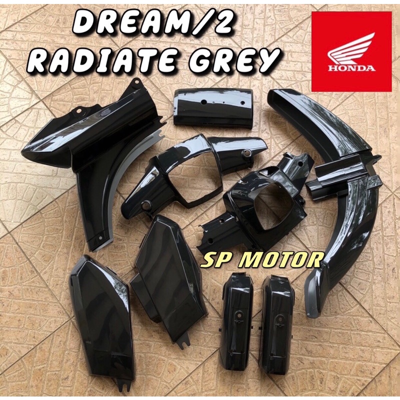 Honda EX5 Dream 2 Original BSH Body Cover Set RADIATE GREY | Shopee ...