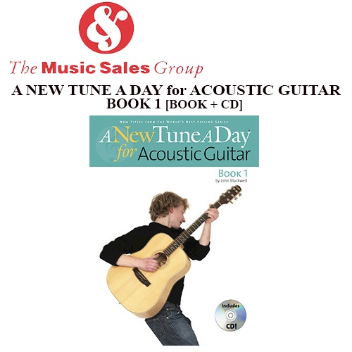 A NEW TUNE A DAY FOR ACOUSTIC GUITAR BOOK 1 [BOOK & CD] / Guitar Book ...