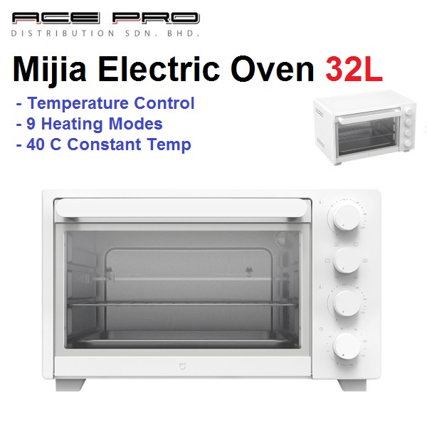Xiaomi Mijia Electric Oven 32L - MDKXDE1ACM White 1600W 4 Mode | Shopee ...