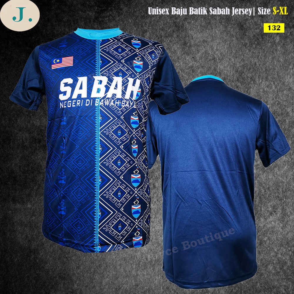 🔥Ready Stock🔥 Unisex Baju Batik Jersey Traditional Etnik Sabah design ...