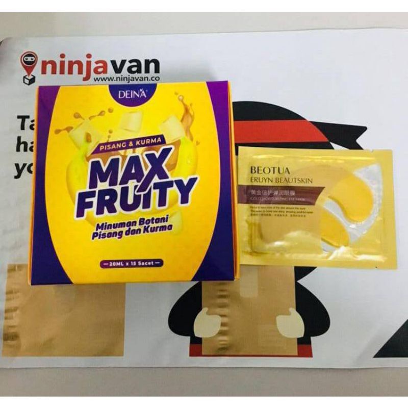 DEINA MAX FRUITY minuman botani kurma dan pisang (Original Hq ...