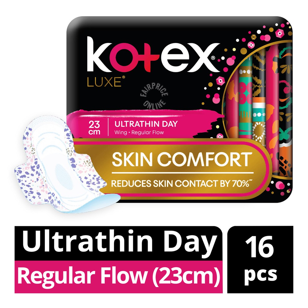 KOTEX Luxe Ultrathin Day 23cm (16pcs) | Shopee Malaysia