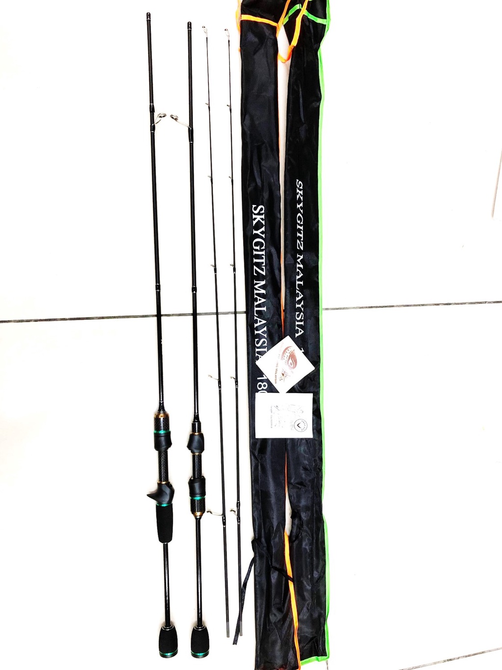 SKYGITZ MALAYSIA Artemis v2 1.8m UL Fishing Rod Solid Tip Micro-jigging ...