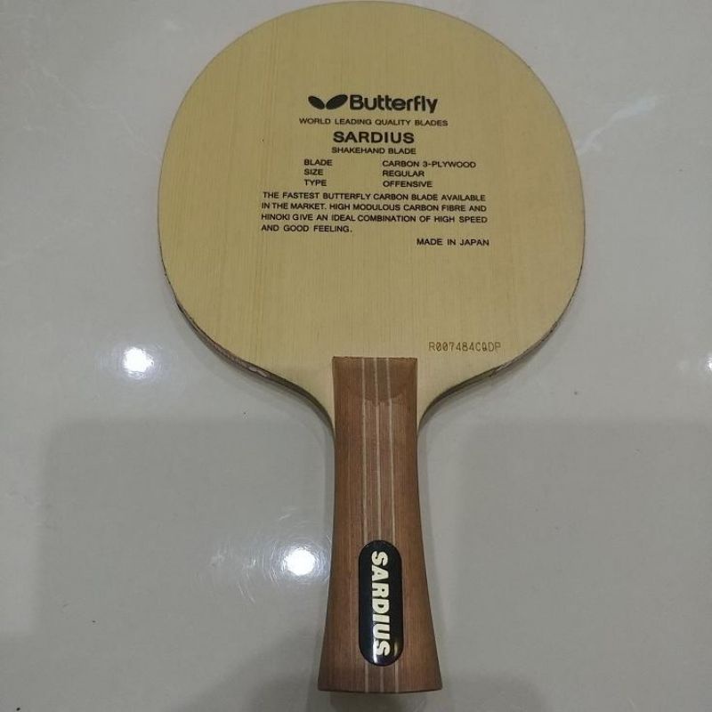 Best Legendary Pingpong Blade Butterfly Sardius Table Tennis | Shopee ...