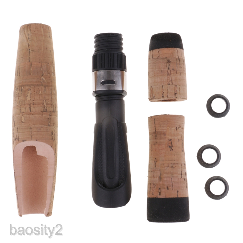 [baositybbMY] Cork Grip Fishing Rod Handle & Reel Seat for DIY Rod ...