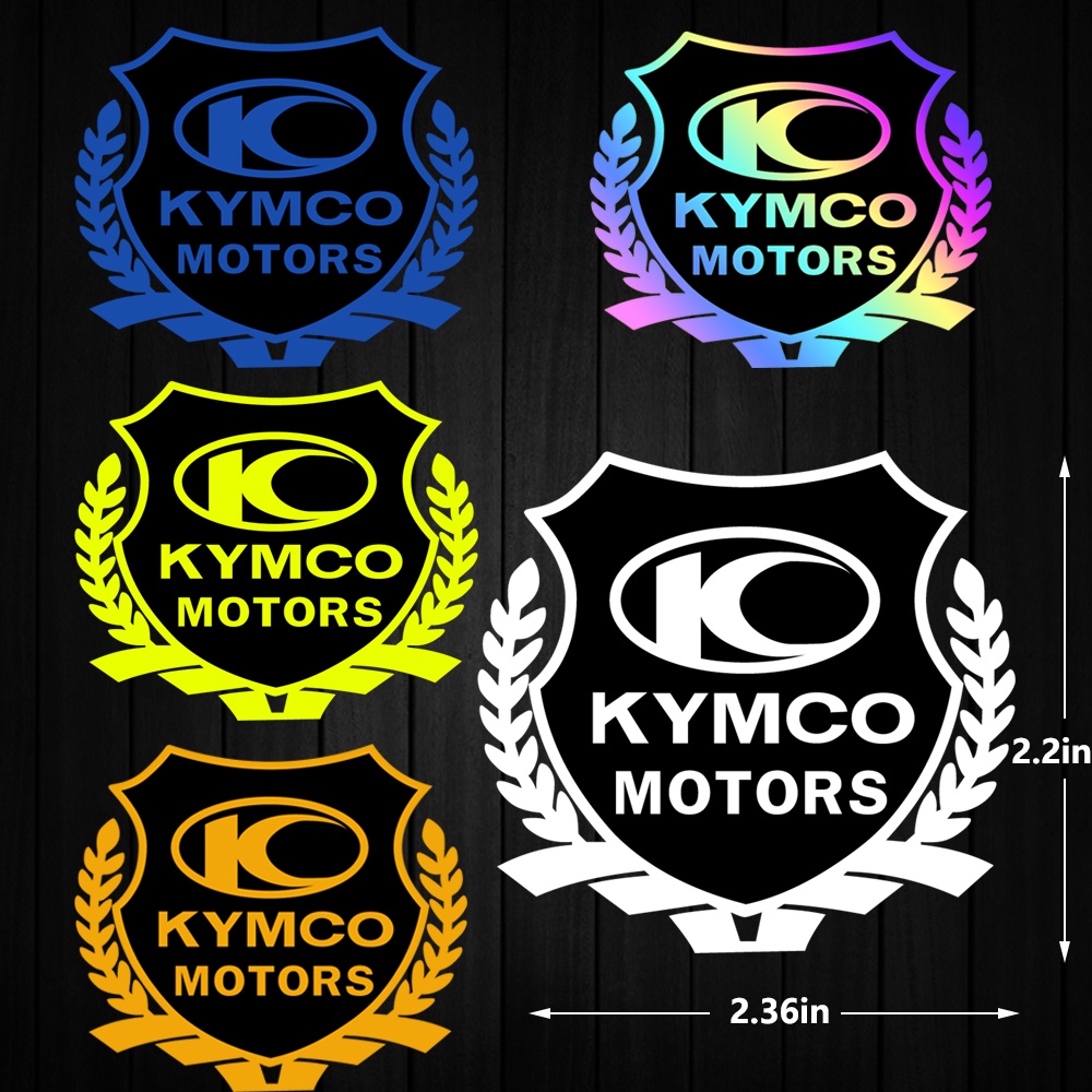 KYMCO Motors Logo Motorcycle Sticker Reflective Plastic Motorbike ...