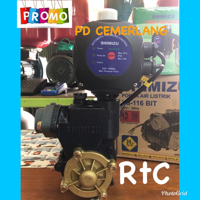 Shimizu booster Pump Push shimizu Automatic pressure control | Shopee ...