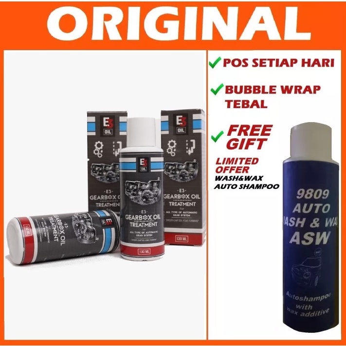 E3 OIL Gearbox Treatment Oil - 130ml | Shopee Malaysia