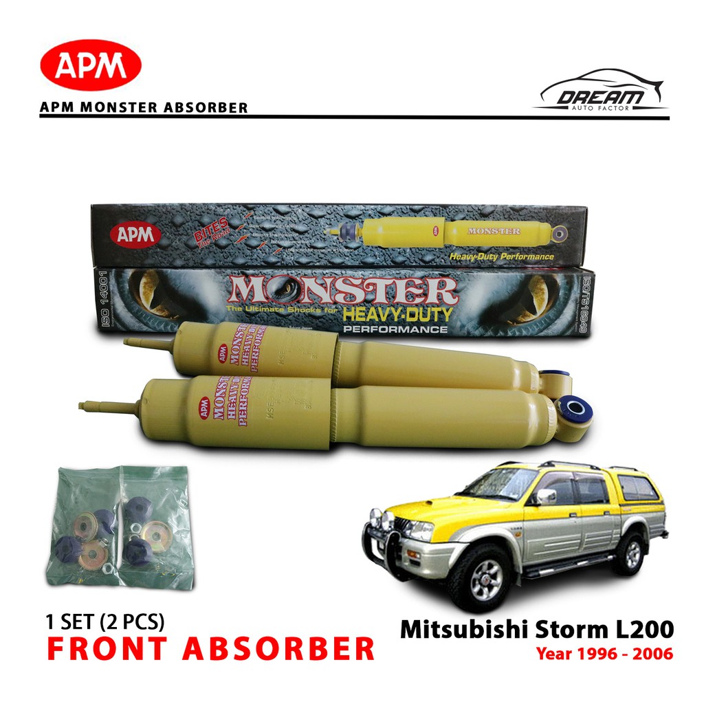 Mitsubishi Storm L200 APM Monster Front Absorber (1 Set 2pcs ...