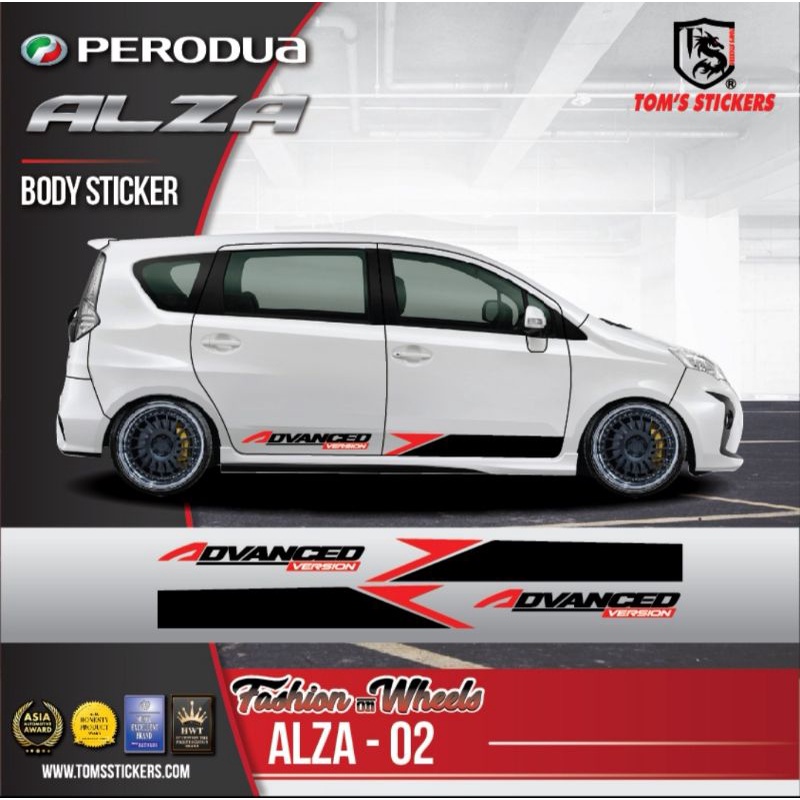 Perodua alza body sticker | Shopee Malaysia