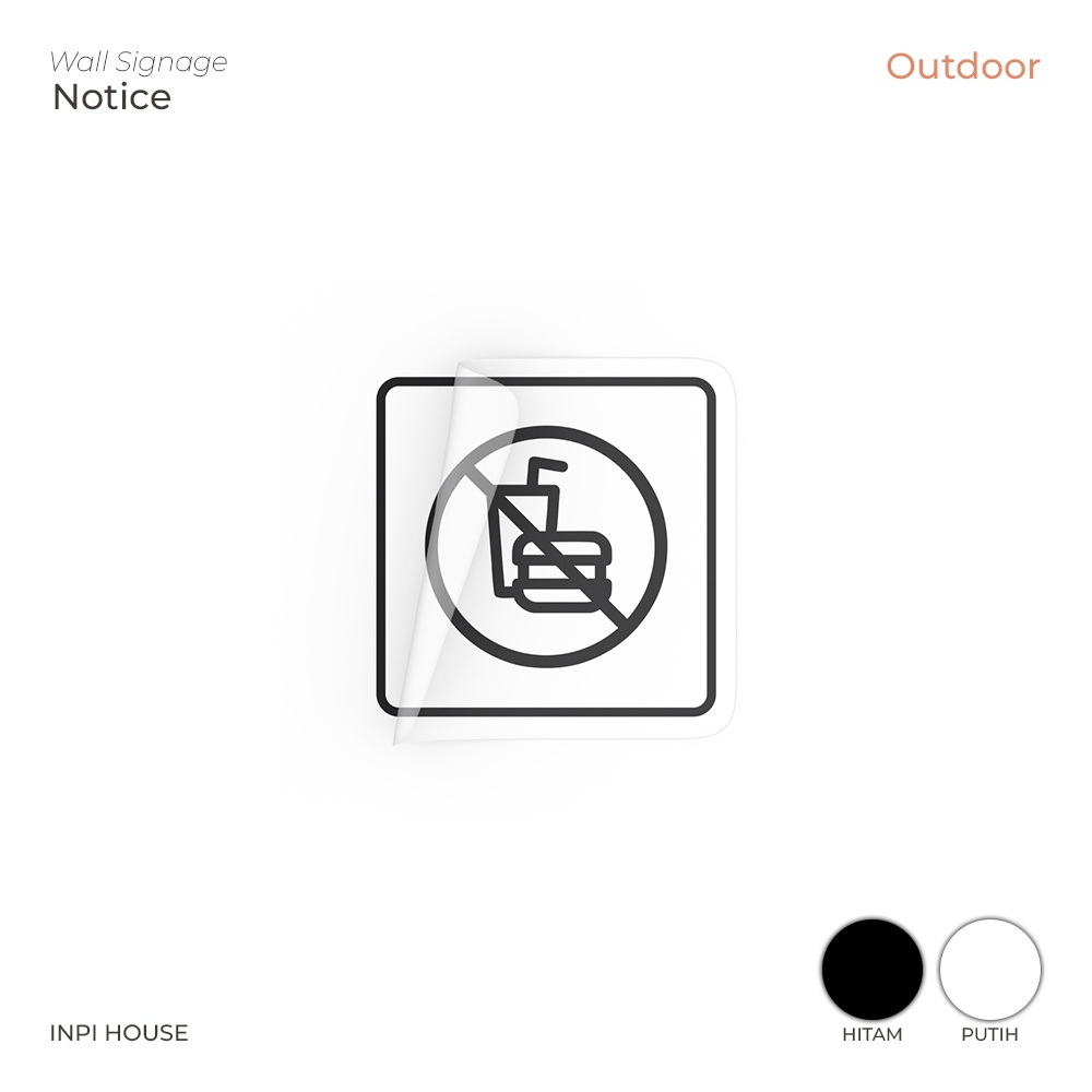 Sticker sign - no food allowed - stickers - marker stickers do not ...