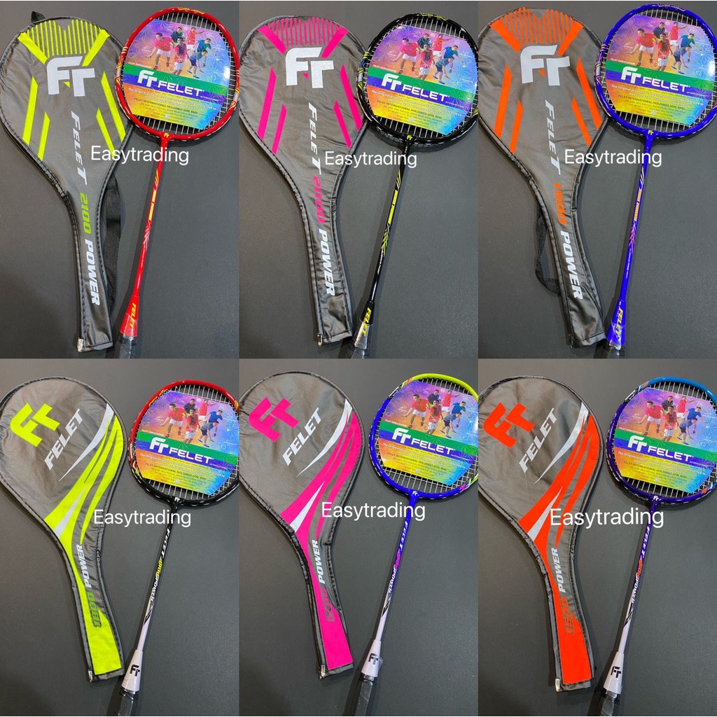 [READY STOCK] Felet Racquet Badminton FOC Cover Zip Bag Felet Kids ...