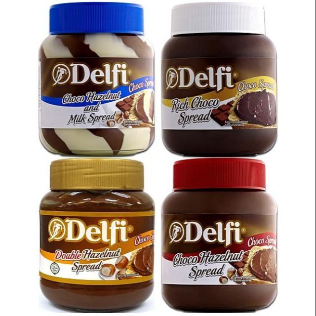 Delfi Choco Spread Hazelnut 350g Shopee Malaysia