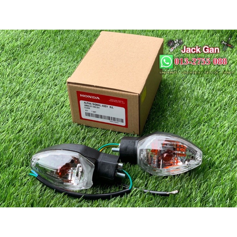 HONDA RS150 EX5 FI W110 CX W110 DX ALPHA DASH BEAT REAR FRONT SIGNAL SIGNAL BELAKANG DEPAN (L/R ...
