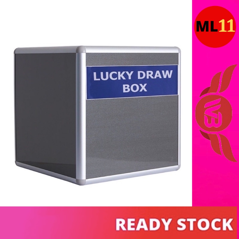 WRITEBEST High Quality Blank Raffle Box Lucky Draw Box / Donation Box ...