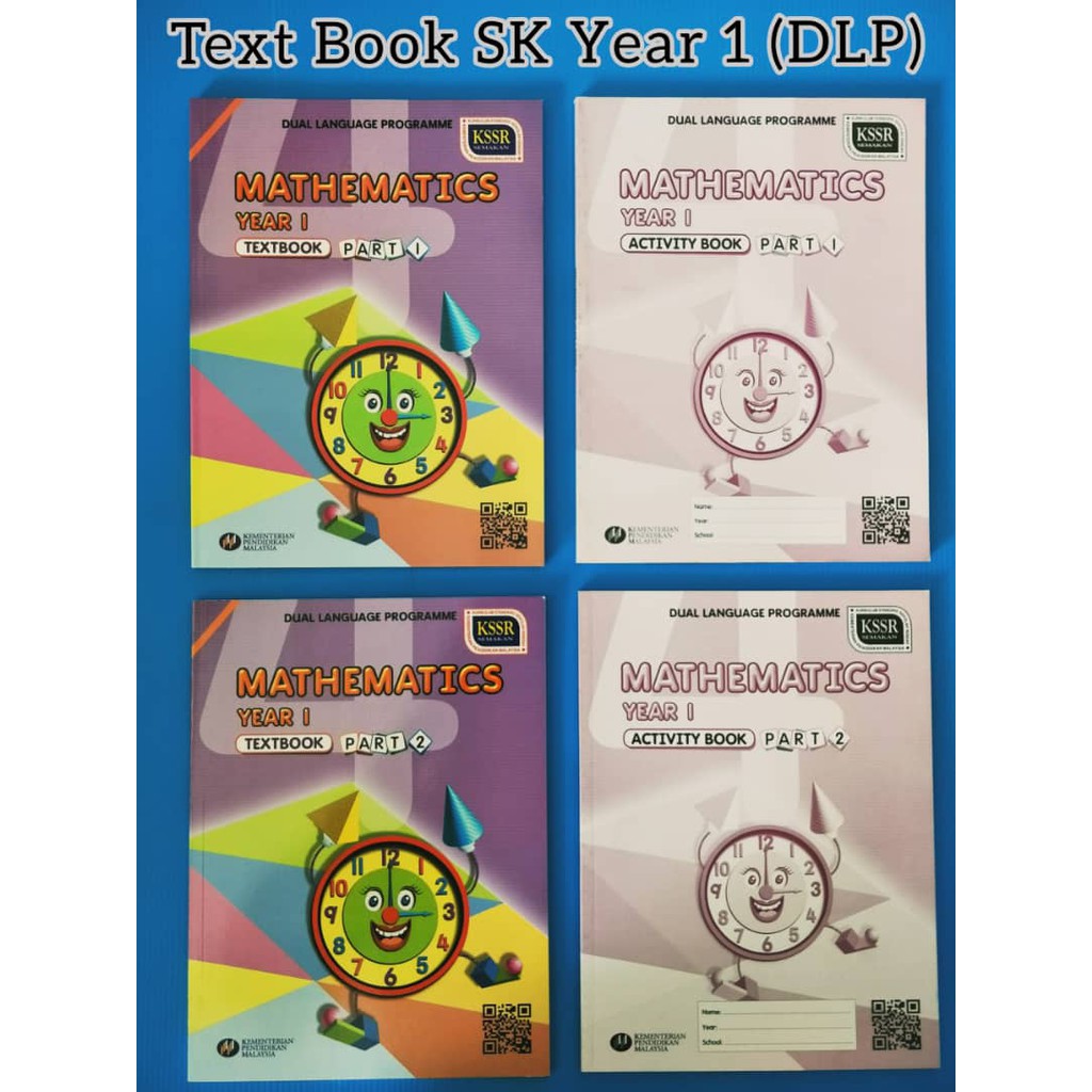 YEAR 1 Text Book & Activity MATHEMATICS (DLP) - SK SJKT SJKC | Shopee ...