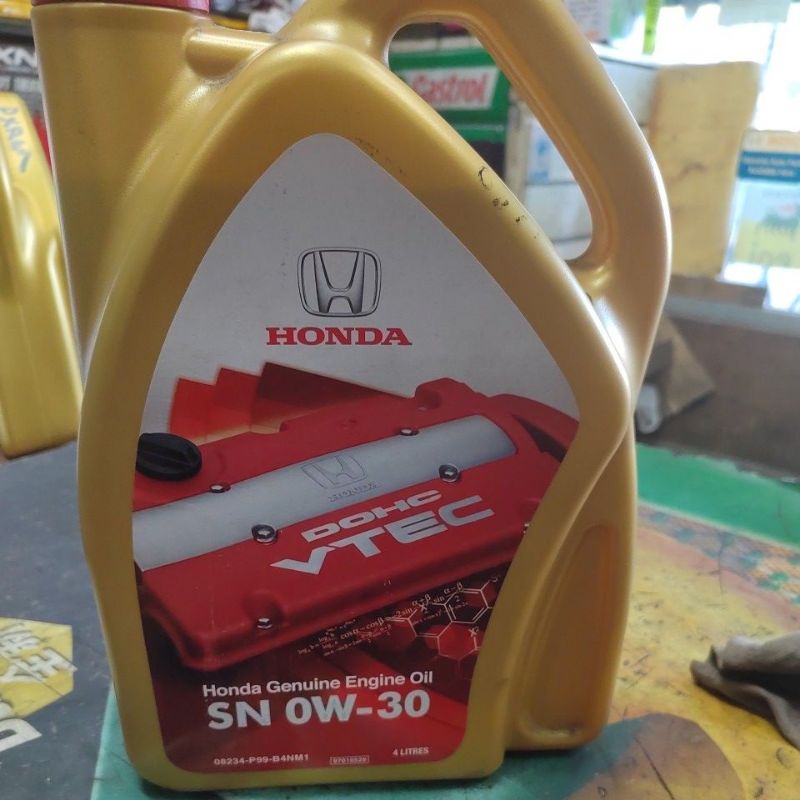 HONDA GENUINE ENGINE OIL (SN 0W-30)4LT | Shopee Malaysia