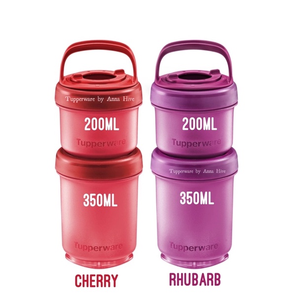 LELONG!!!!Tupperware Twist N Snack/ Overnight Oat Jar | Shopee Malaysia