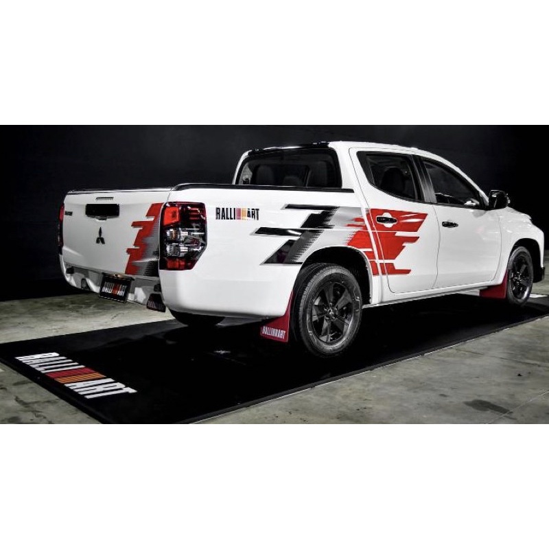(Ready Stock) S84# New Mitsubishi Triton Ralliart Vinyl Decal Body ...