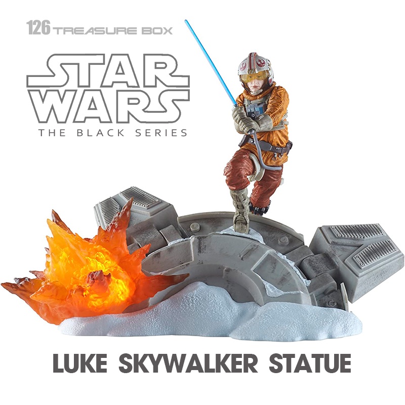 Star Wars Black Series Luke Skywalker Statue Centerpiece Action Packed ...