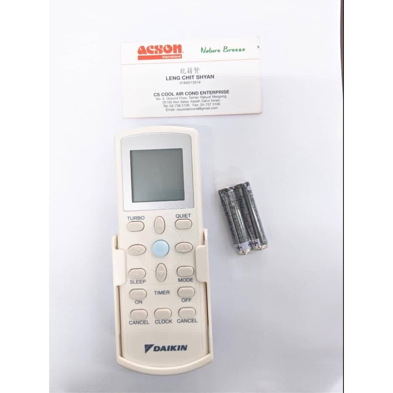 DAIKIN REMOTE FOR ALL MODEL ORIGINAL (READY STOCK) | Shopee Malaysia