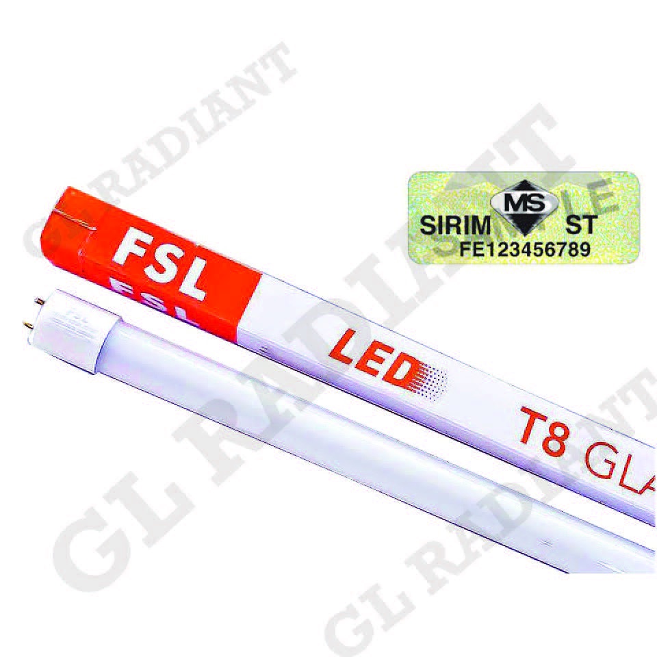 FSL T8 LED GLASS TUBE 18W / 9W 6500K/4000K/3000K DAYLIGHT COOL/WHITE WARM WHITE | Shopee Malaysia